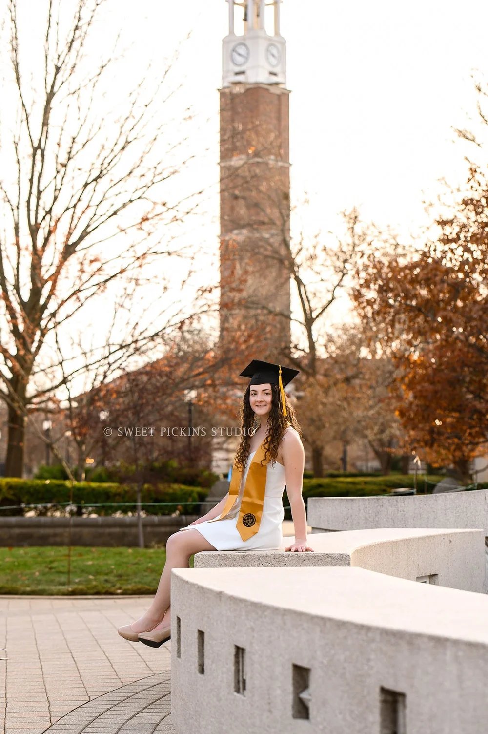 Kailey | Purdue University Graduation Photography in Winter Cap and ...