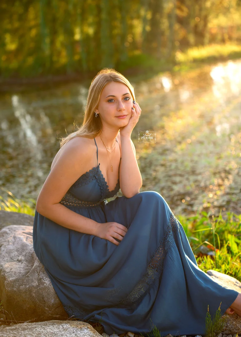 Denver, Indiana Senior Girl Photography at the Lake & Golden Field at ...