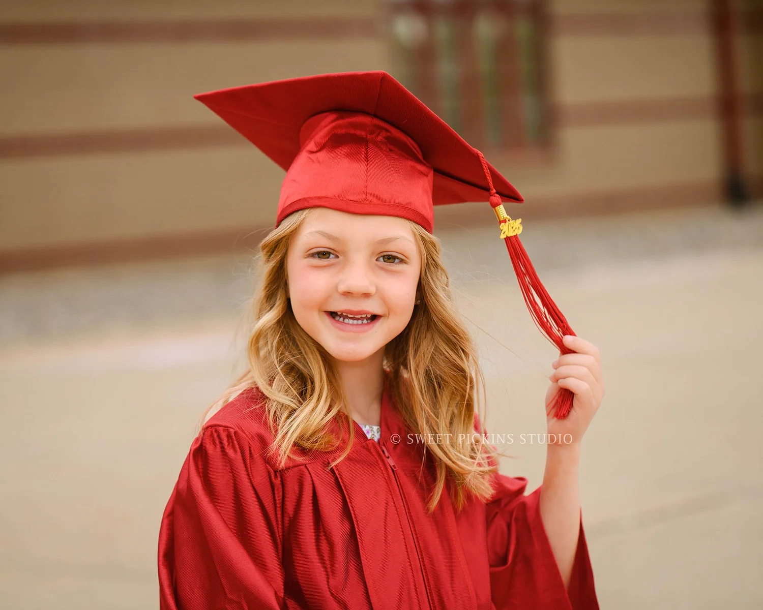 Kindergarten Graduation Cap & Gown Portraits — Sweet Pickins Studio ...
