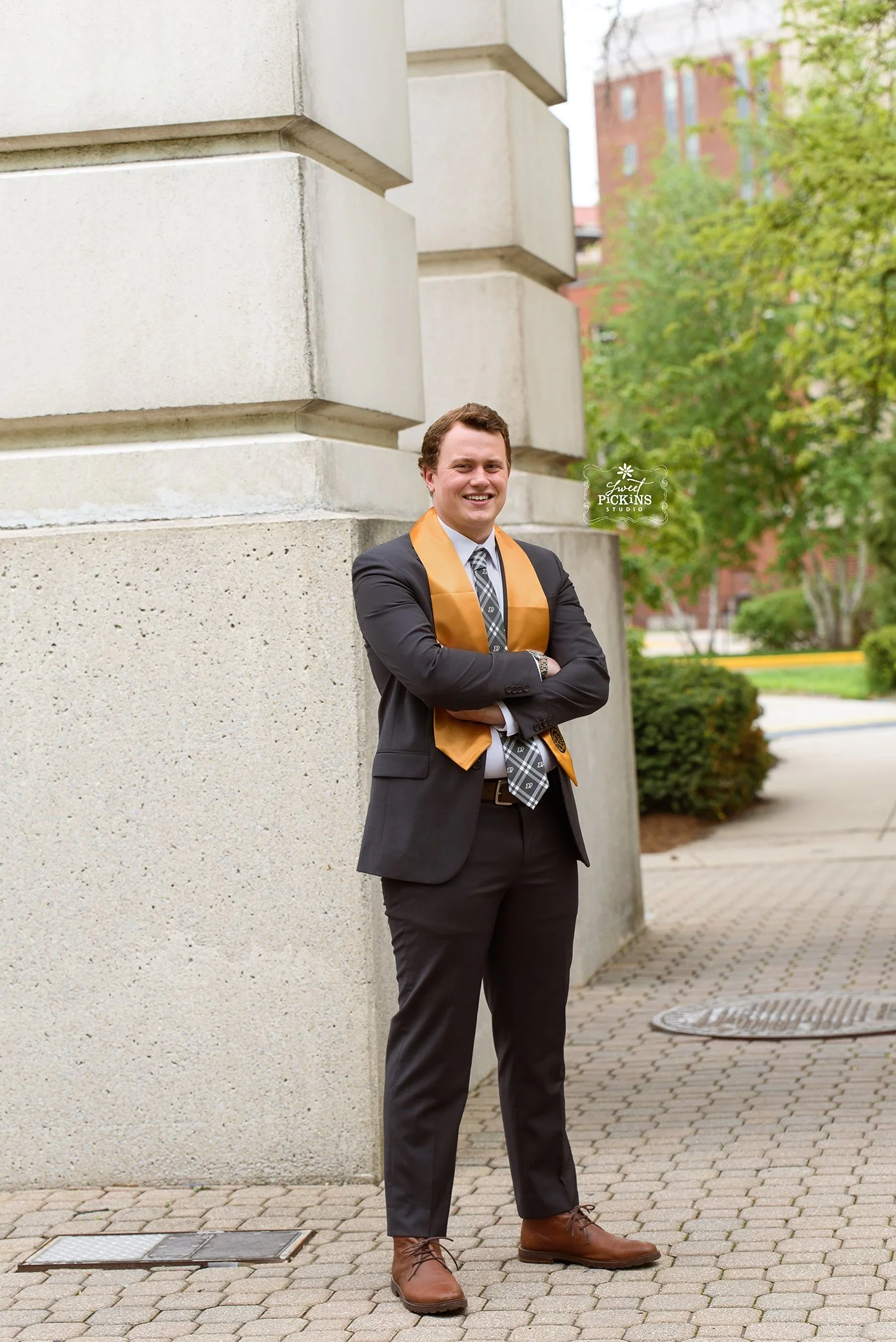 Jack | Purdue University Senior Guy Cap & Gown Photography — Sweet ...