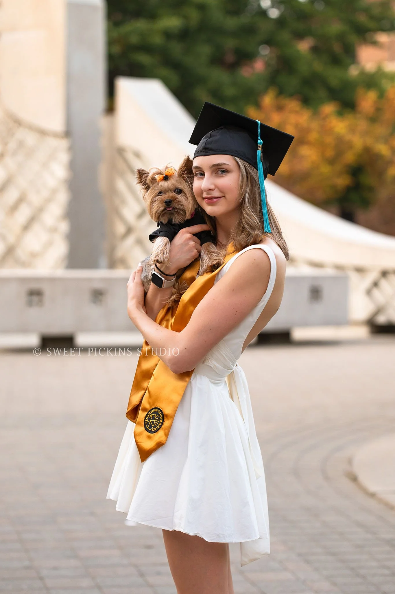TAYLOR's Purdue Fall Graduation Photography in Cap and Gown in West ...