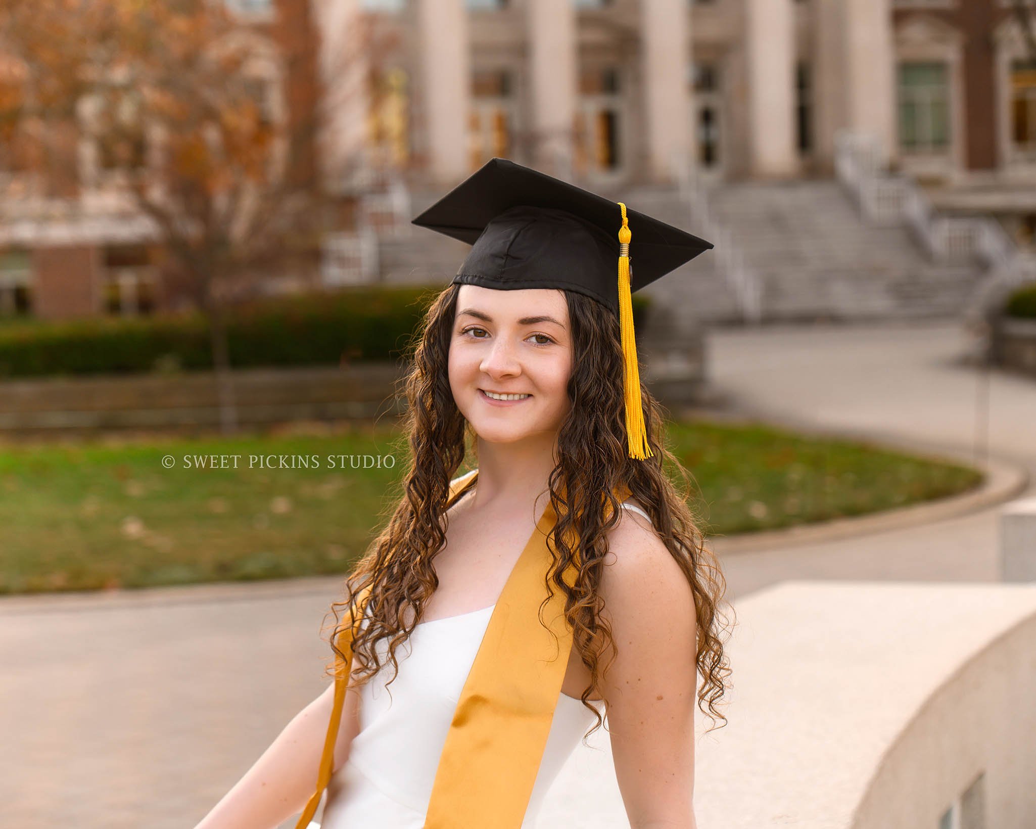 Kailey | Purdue University Graduation Photography in Winter Cap and ...