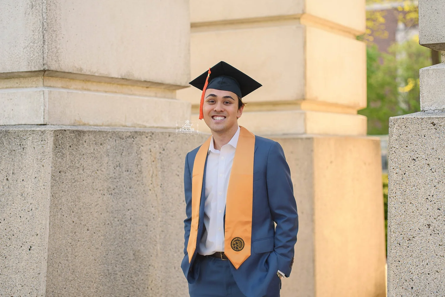 Justin | Purdue Cap & Gown Senior Photography — Sweet Pickins Studio ...
