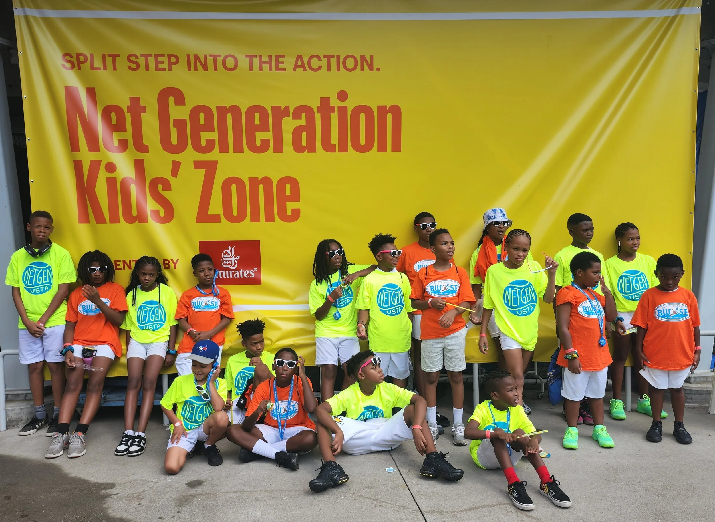 BWSF Invited to US Open Net Generation On Court Experience - Sponsorship Initiative — Black ...