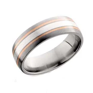 Titanium Wedding Rings by Lashbrook Designs — Unique Titanium Wedding Rings