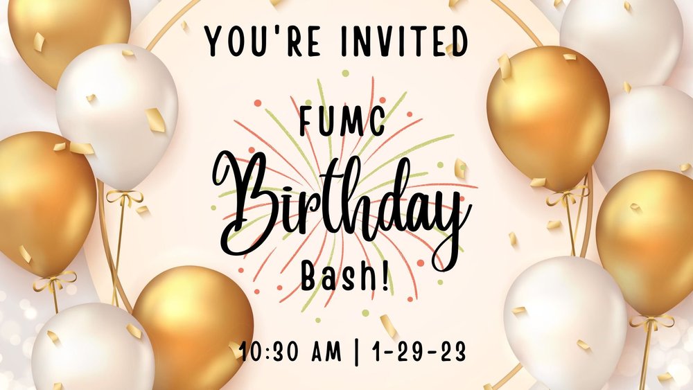 All Church Birthday Party — The First United Methodist Church