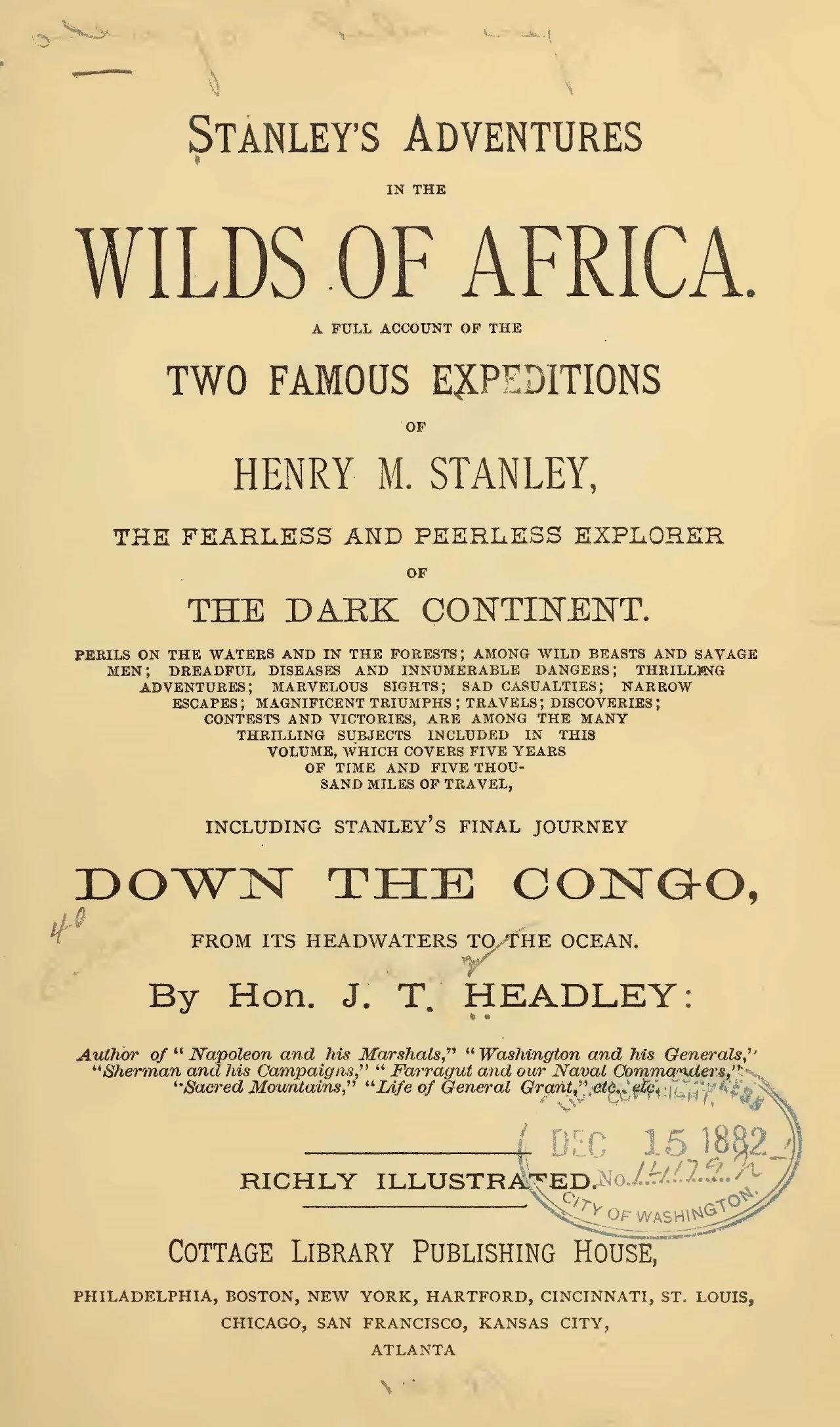 Joel Tyler Headley (1813-1897) — Log College Press