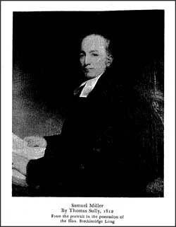 Samuel Miller (1769-1850) — Log College Press