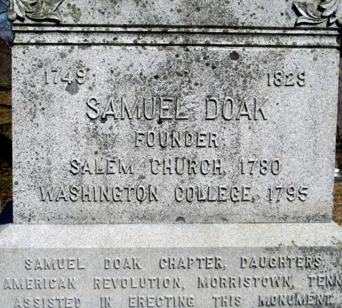 Samuel Doak (1749-1830) — Log College Press