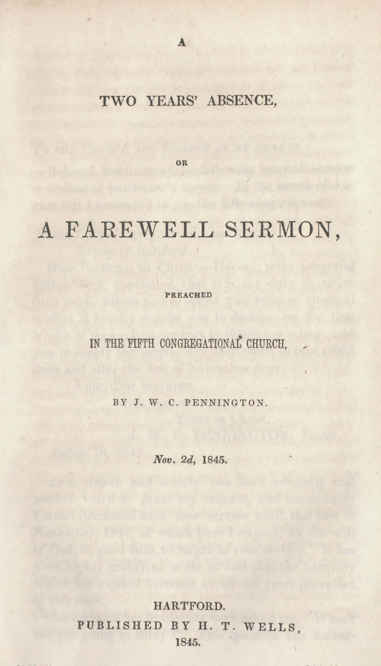 James William Charles Pennington (1807-1870) — Log College Press