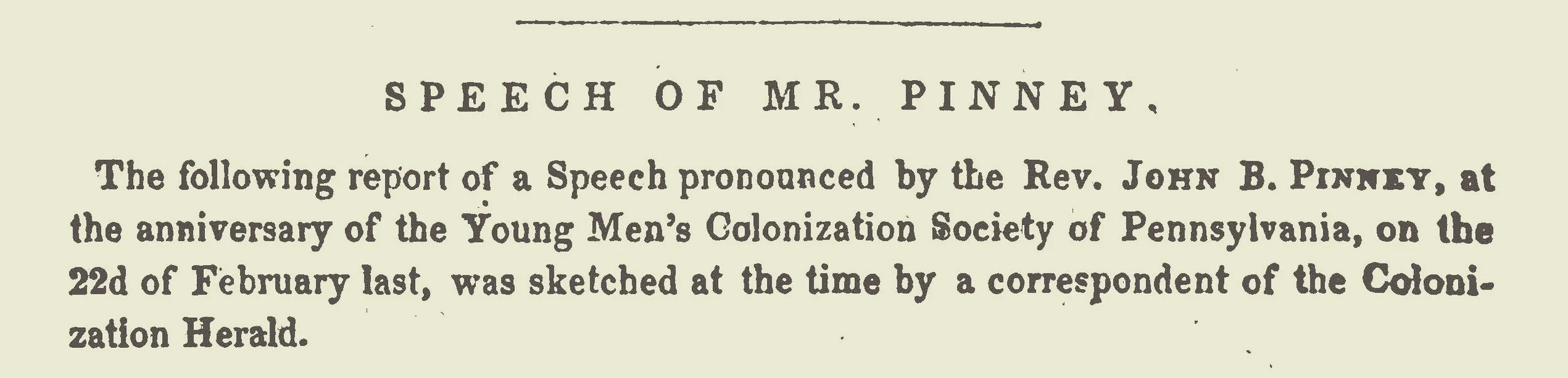 John Brooke Pinney (1806-1882) — Log College Press