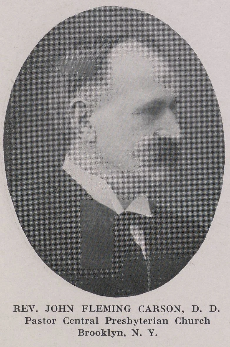 John Fleming Carson (1860-1927) — Log College Press