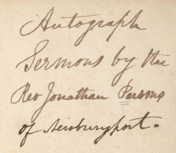 Jonathan Parsons (1705-1776) — Log College Press