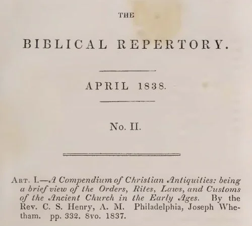 Joseph Addison Alexander (1809-1860) — Log College Press