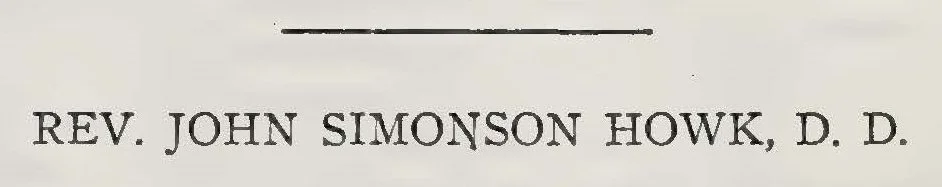 John Simonson Howk (1863-1942) — Log College Press