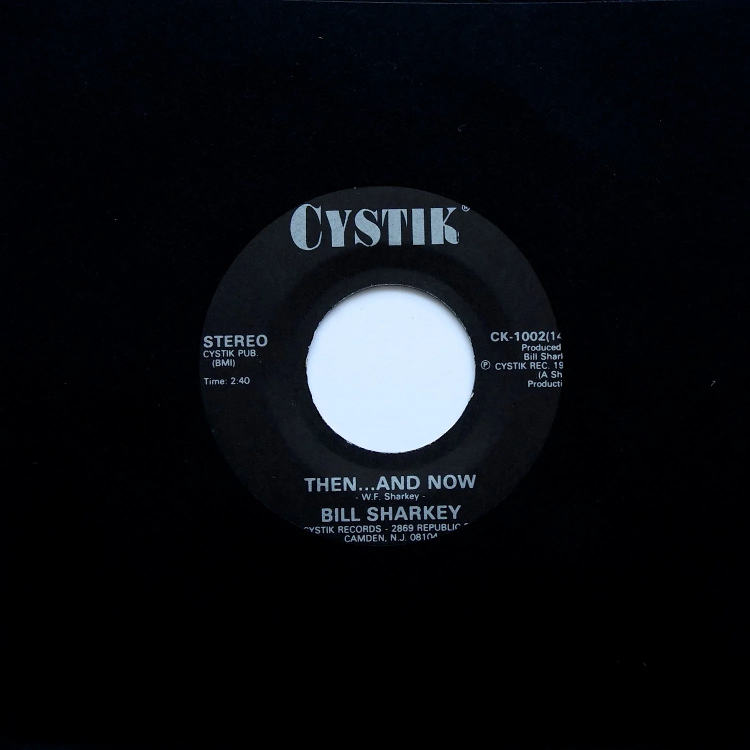 Bill Sharkey - Swimmin' In The Sea (7") — SÉANCE CENTRE