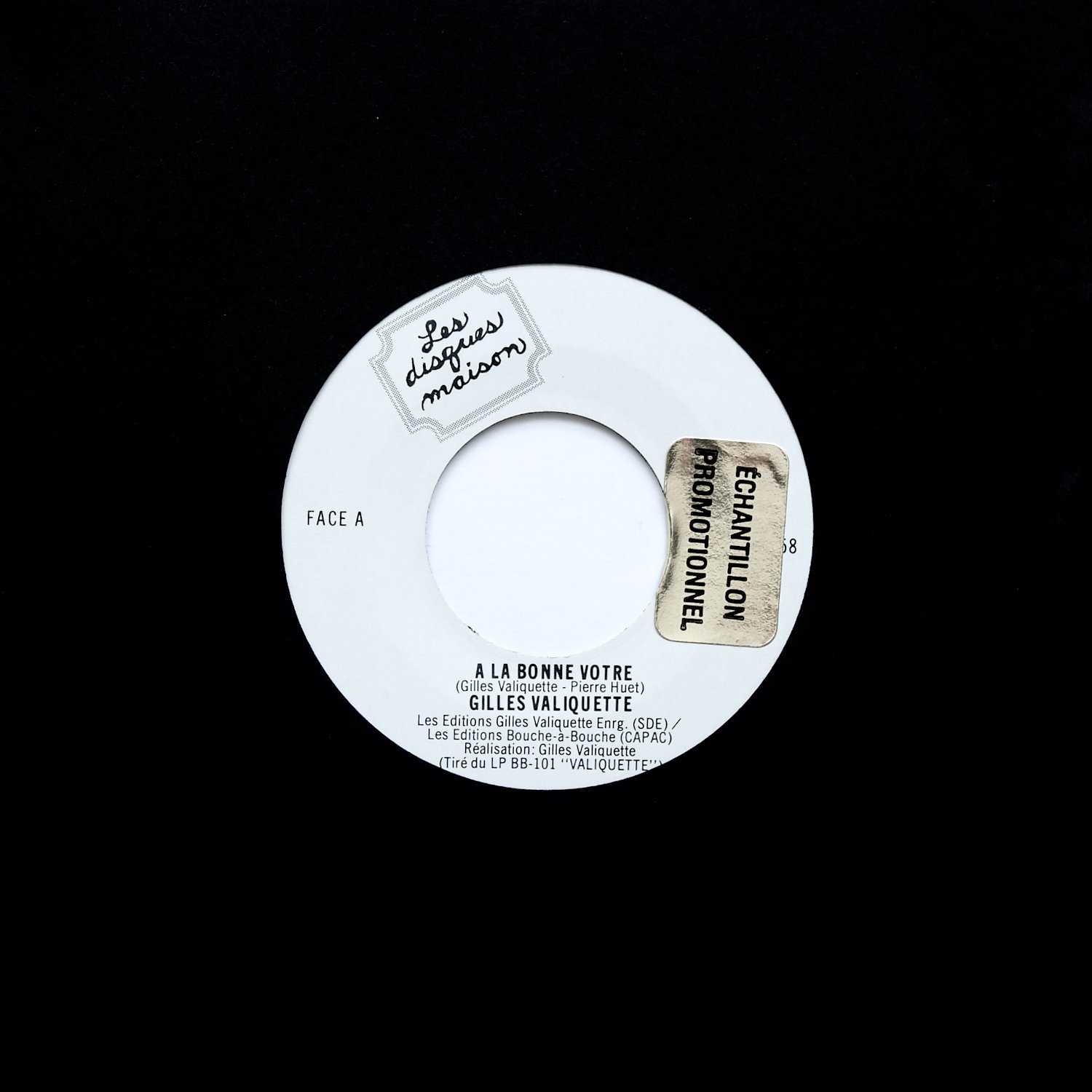 Gilles Valiquette - C'est Jamais Assez (7") — SÉANCE CENTRE