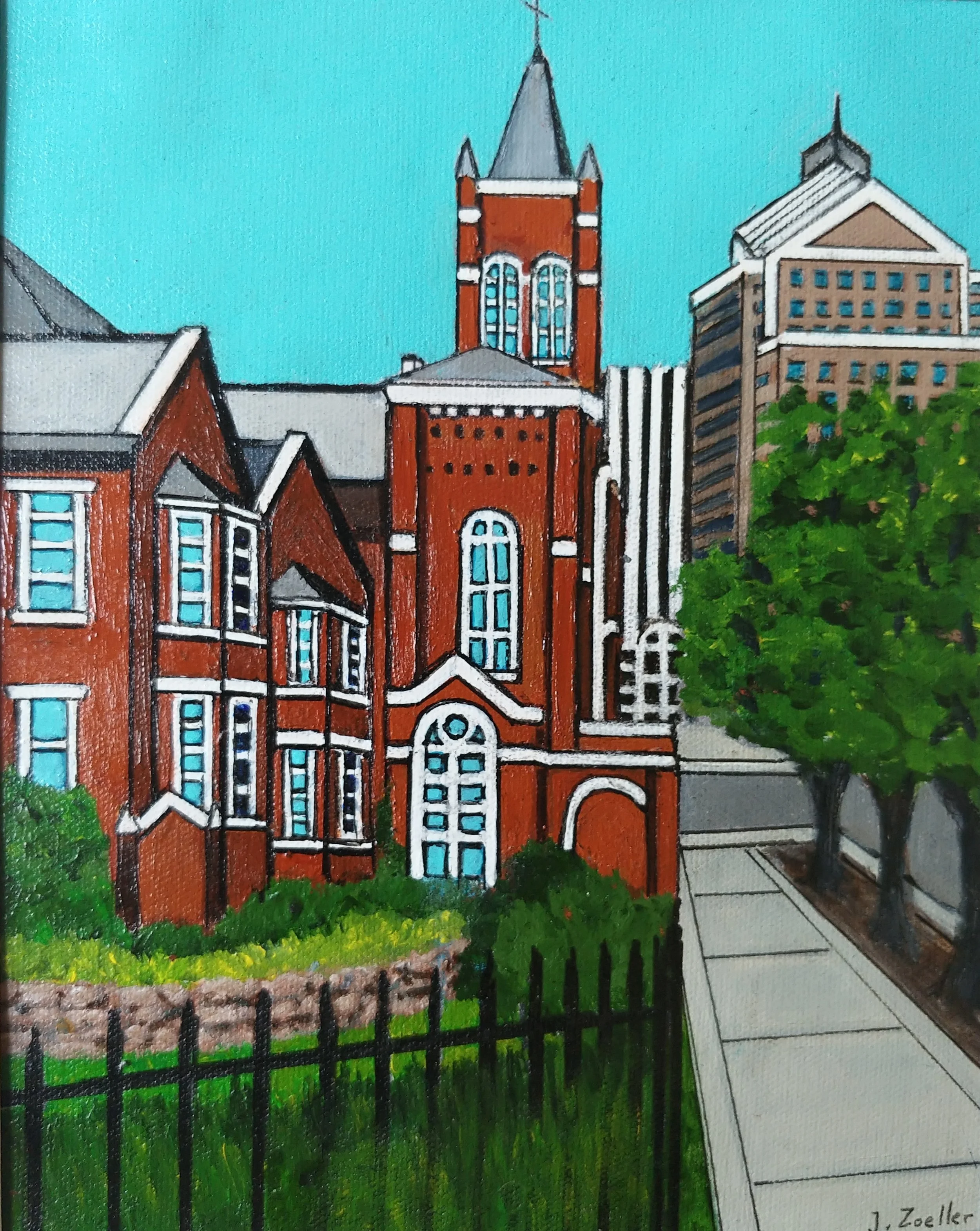Architecture — Acrylic Art by Joe Zoeller