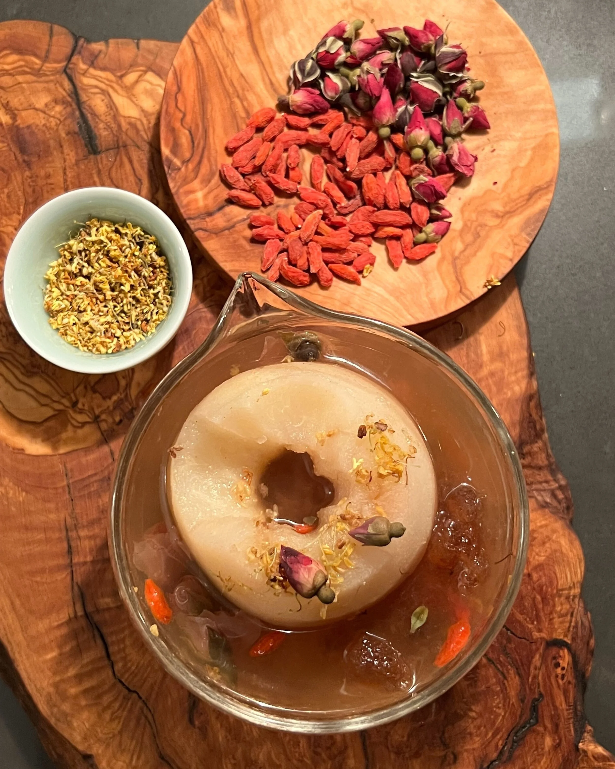 Chinese Medicinal Skin Clearing Pear Dessert Soup — Alice Sun