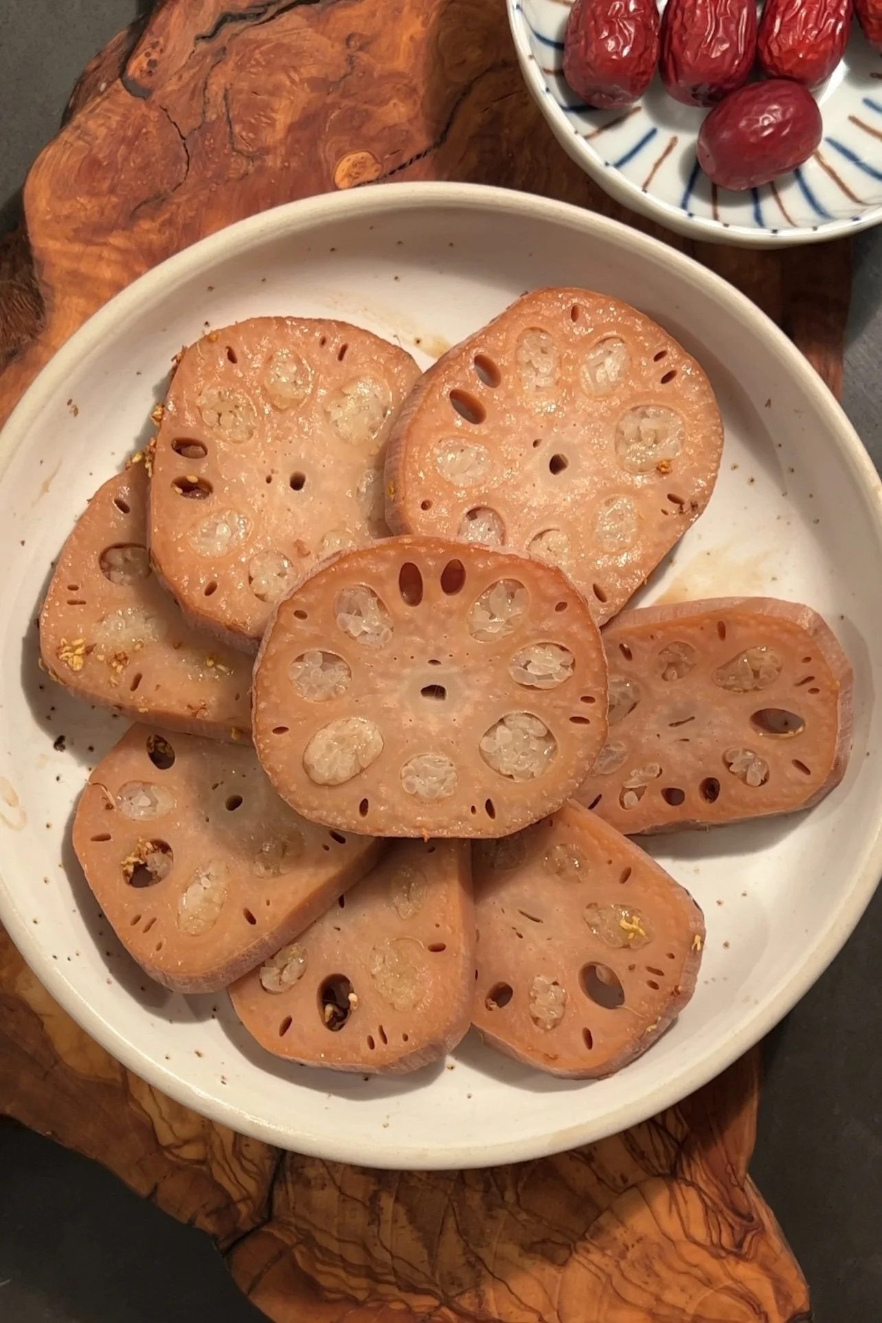 Lotus Root Stuffed with Sticky Rice for Glowing Skin — Alice Sun