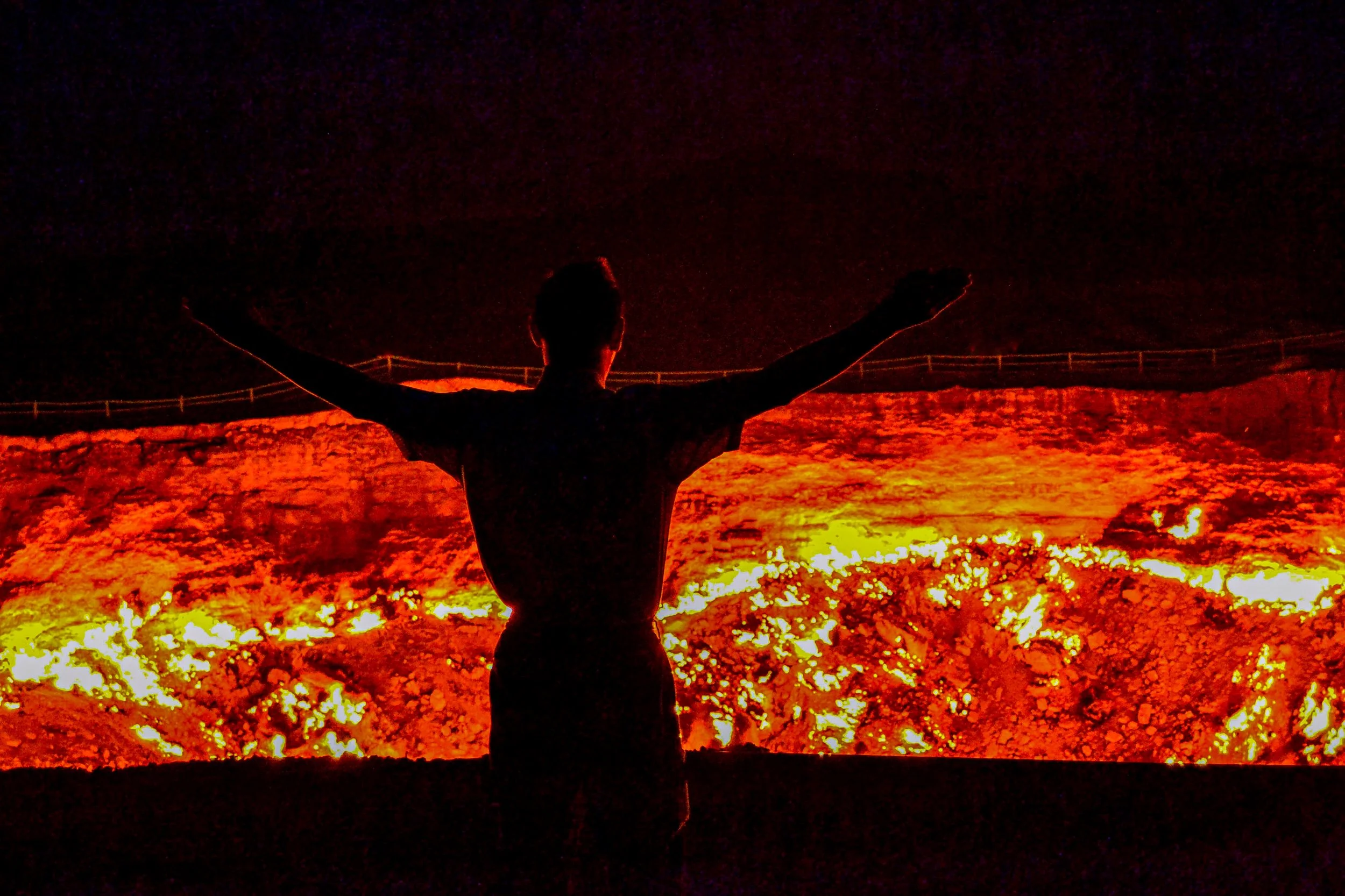 The Darvaza Gas Crater