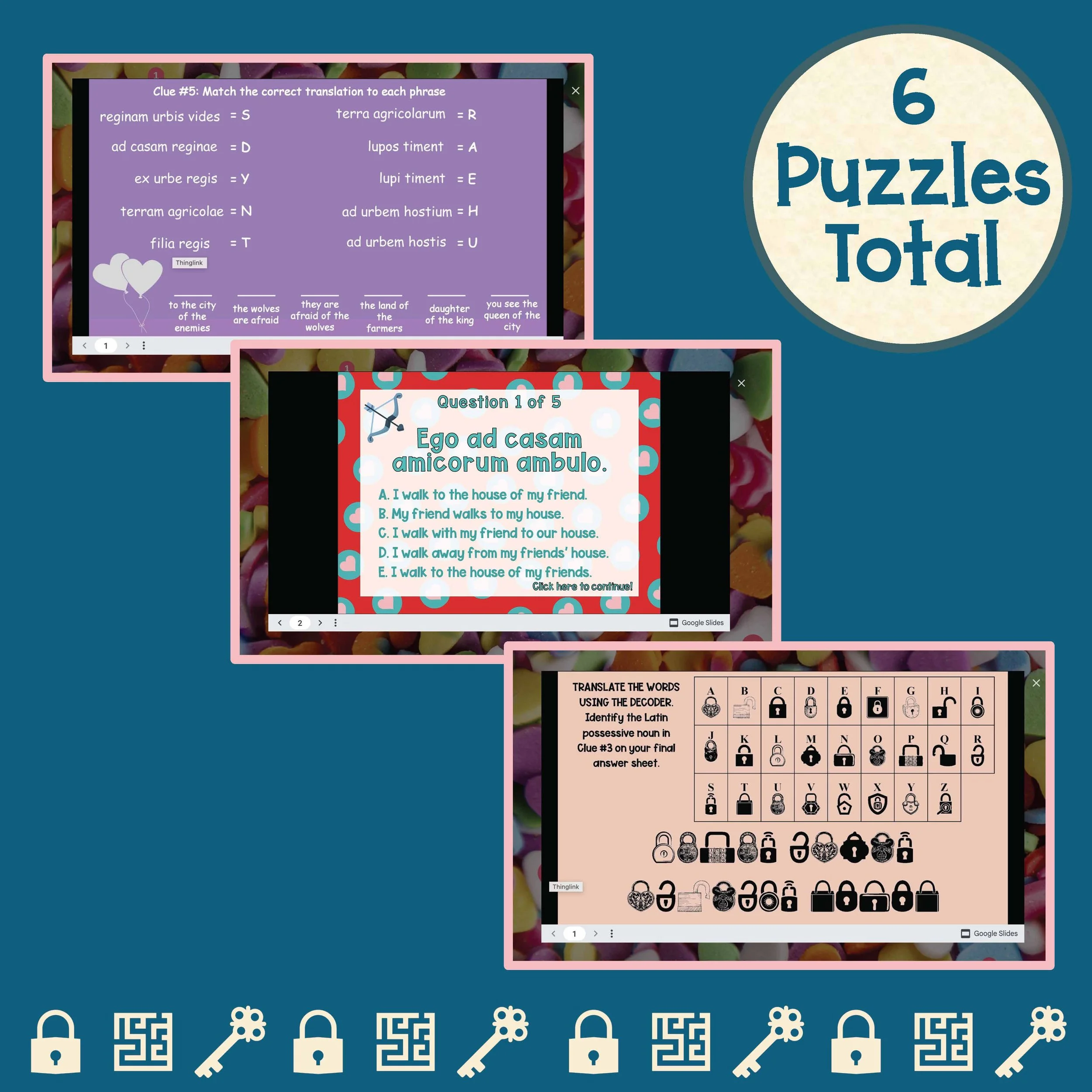 Beginner Latin Valentine's Day Digital Escape Room — Amy Skillicorn