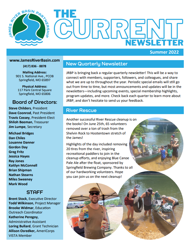 Mission & More — James River Basin Partnership