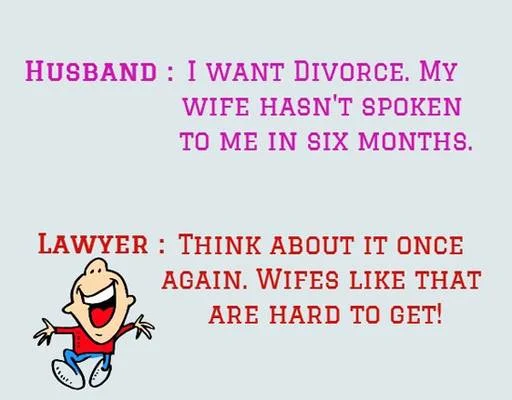 Divorce Jokes, Humor and Quotes — Men's Divorce Attorney Thor Hartwig