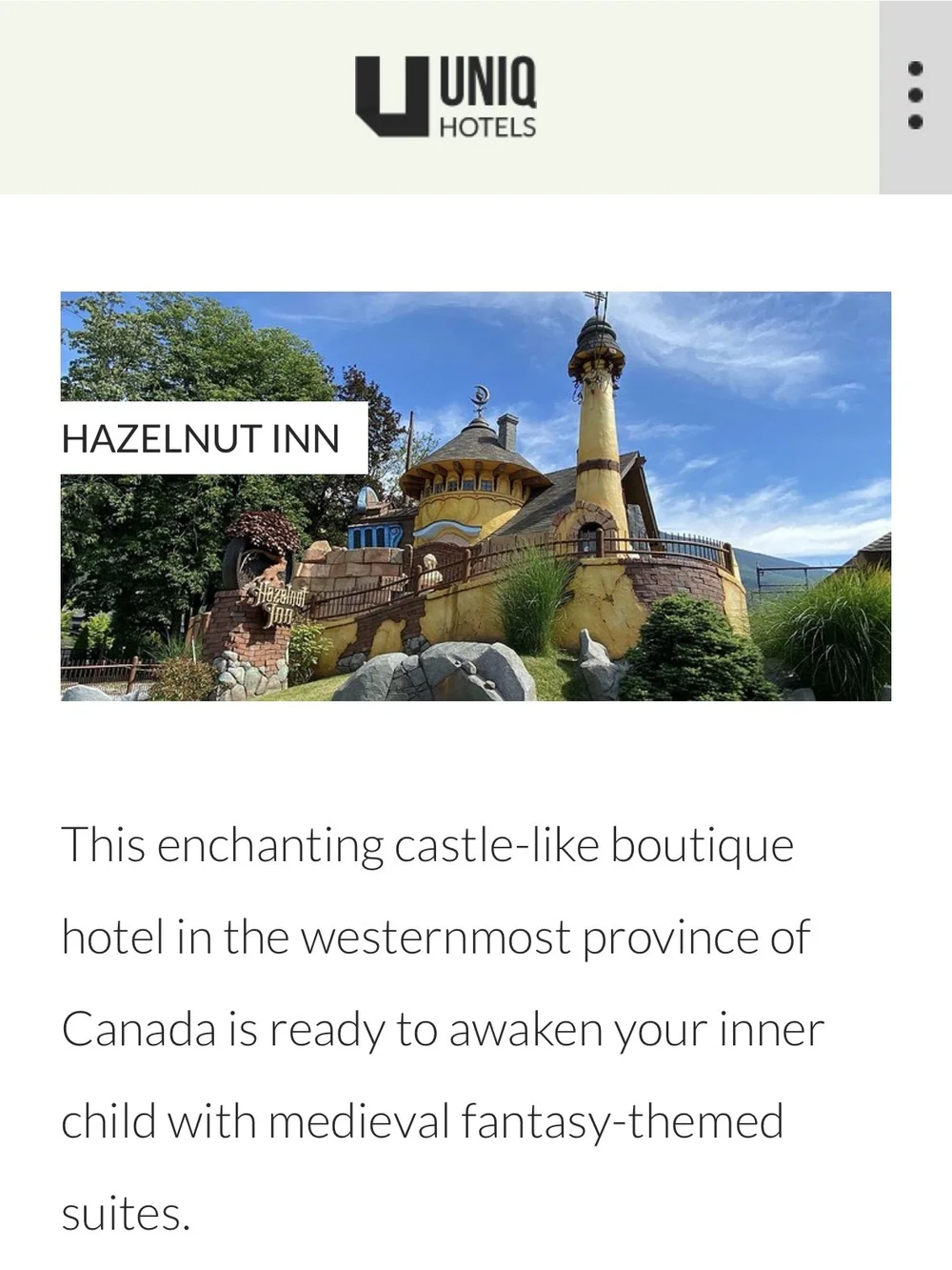 Our Story — Hazelnut Inn