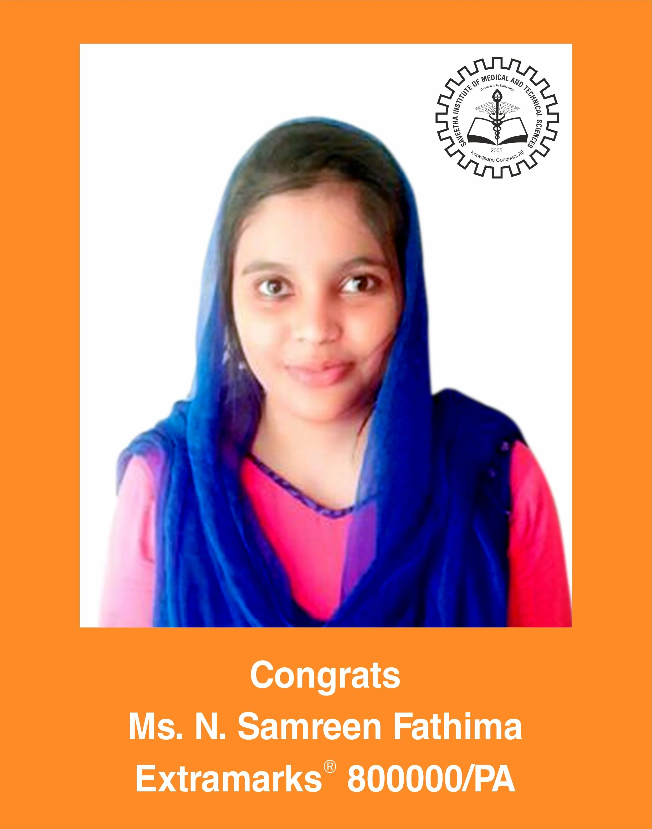 SIMATS ENGINEERING —Placement