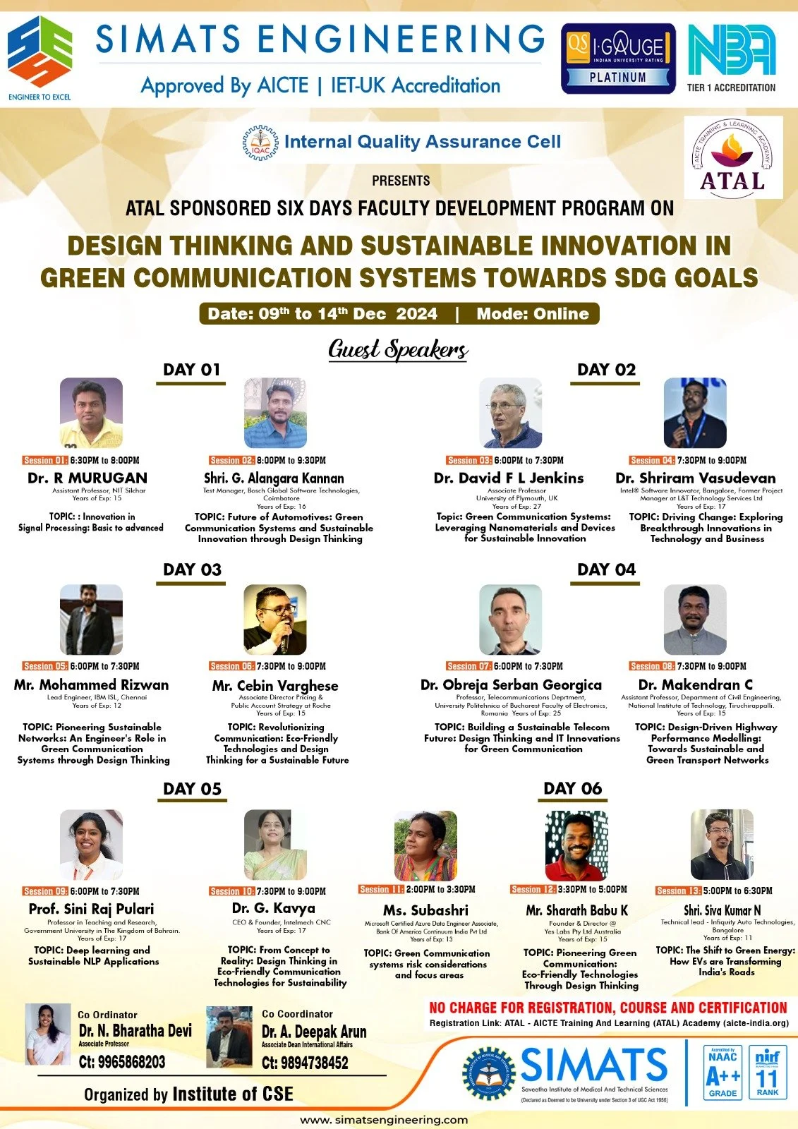 SIMATS ENGINEERING —Newsletter