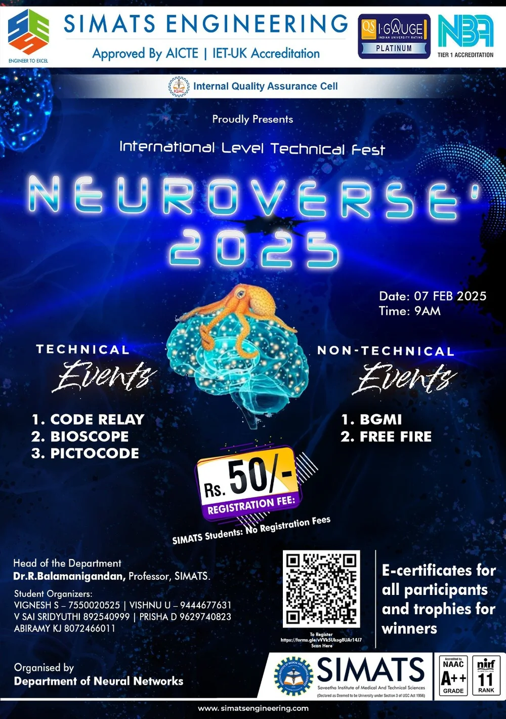 SIMATS ENGINEERING —Newsletter