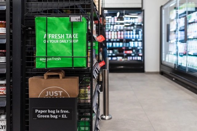 Just Walk Out technology powered, London-based Amazon Fresh convenience ...