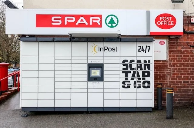 First InPost parcel lockers installed at UK Post Office as six-month ...