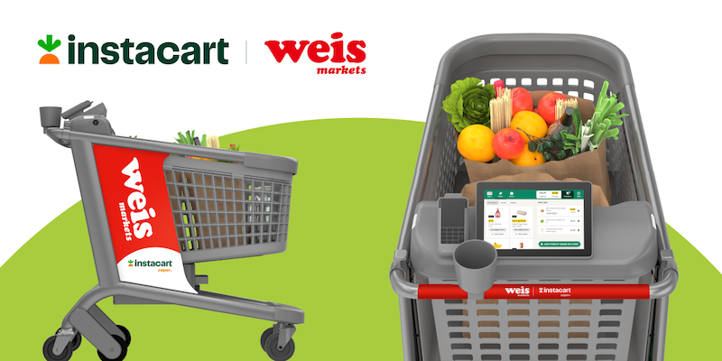 Grocery technology firm Instacart launches AI powered Caper Carts at ...
