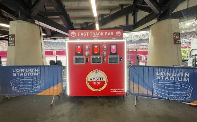 BoxBar Tech in Premier League debut with self-serve Amstel unit at West ...