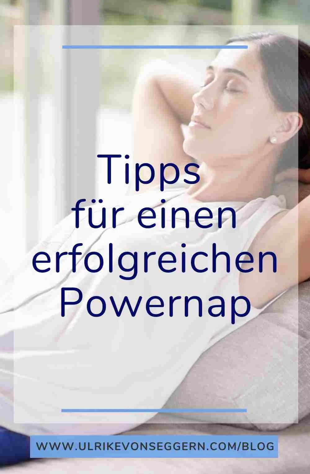 Von Müdigkeit zu Energie: Die positiven Effekte des Powernaps — Ulrike ...