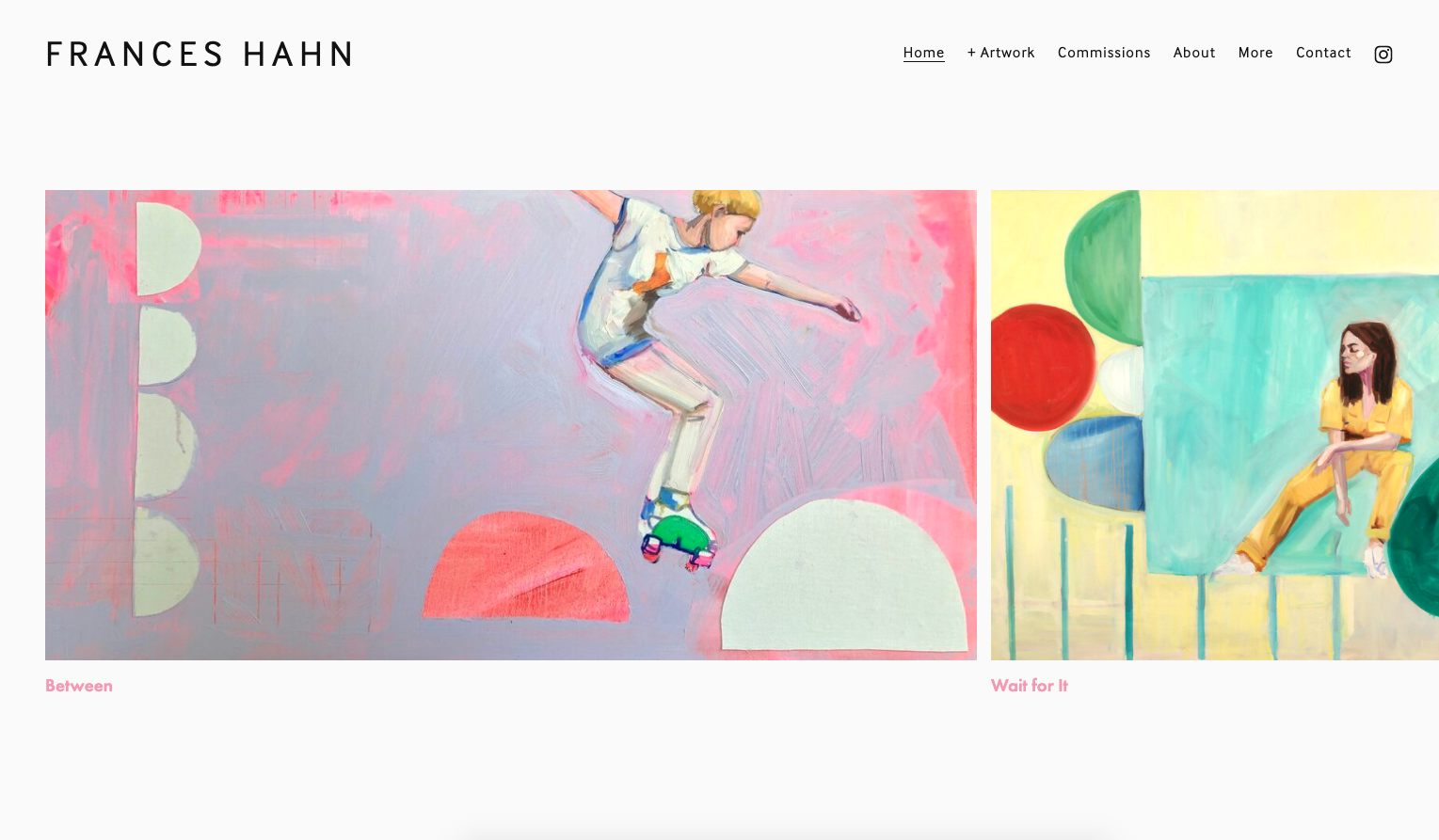 Custom website design for artists — Alissa Sexton Services for ...