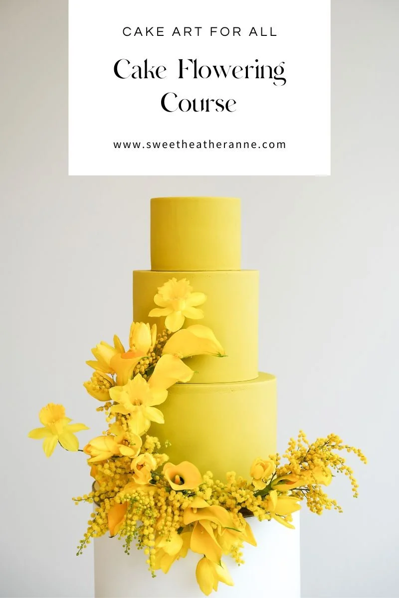 Modern Cake Flowers with Passionflower Sue — Sweet Heather Anne Cake Studio