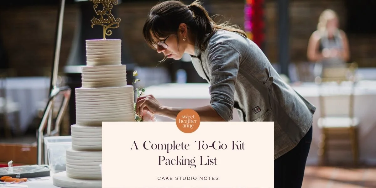A Cake Decorator's Complete To-Go Kit Packing List — Sweet Heather Anne ...