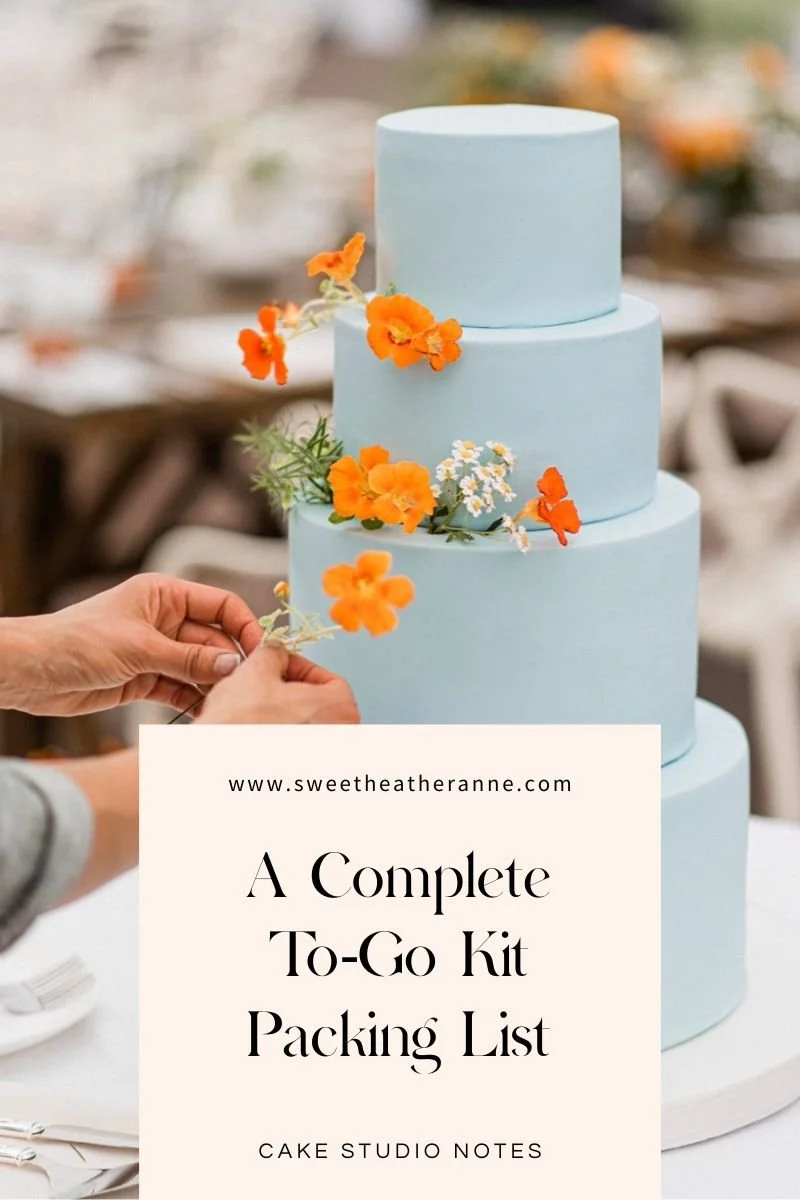 A Cake Decorator's Complete To-Go Kit Packing List — Sweet Heather Anne ...