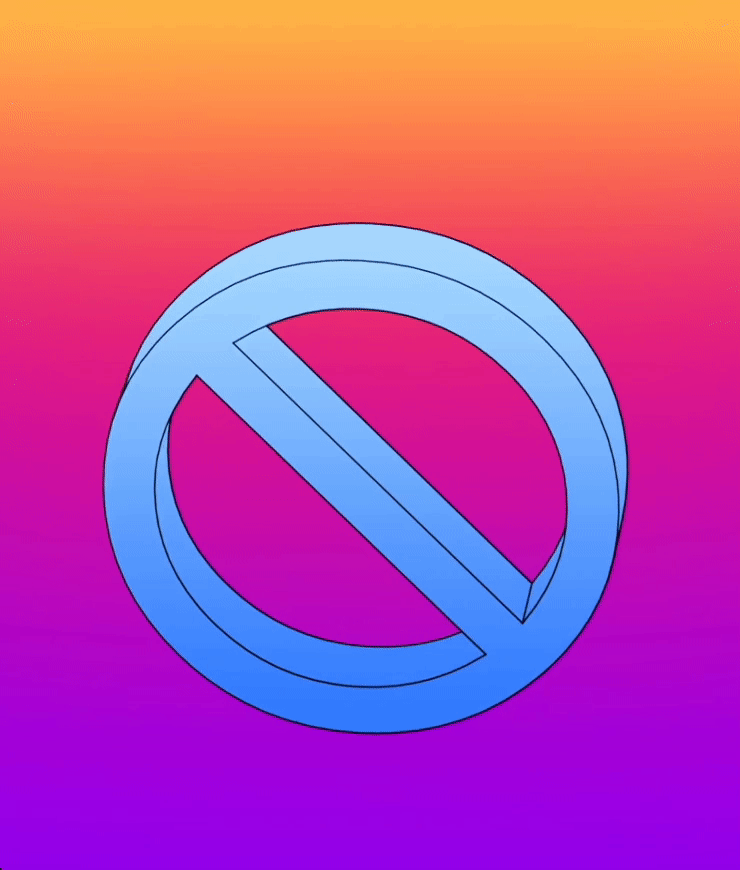 No Sign Gif