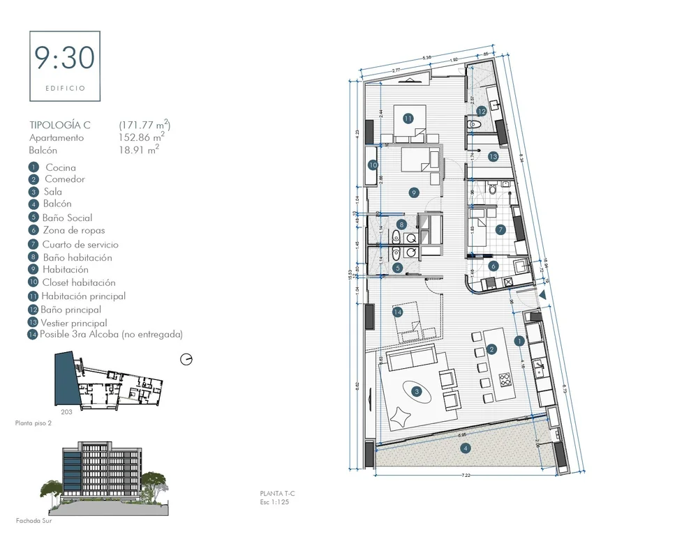 Edificio 930 | apartamentos de vivienda en Medellín, el Poblado — Obra ...