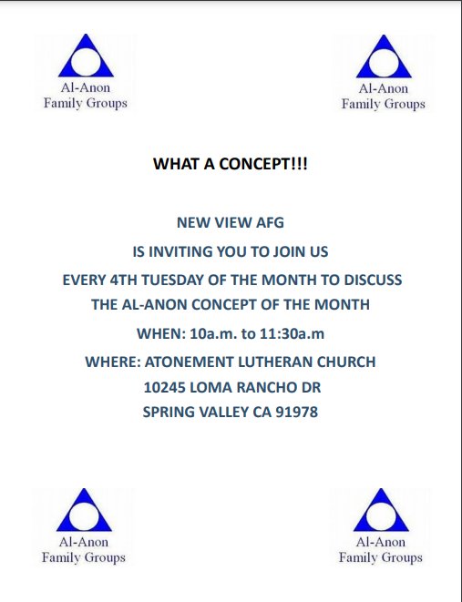 Flyers — Al-Anon San Diego