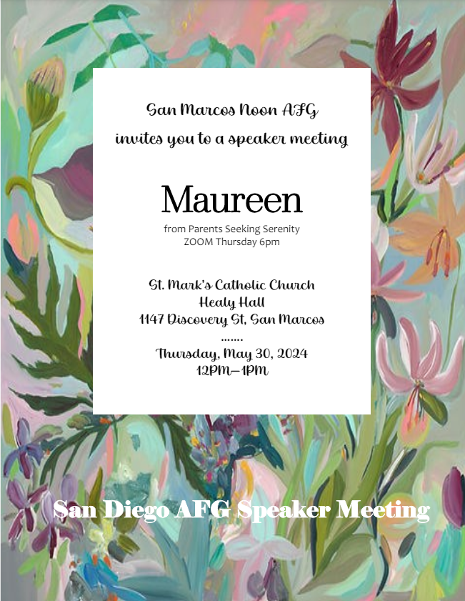 Flyers — Al-Anon San Diego