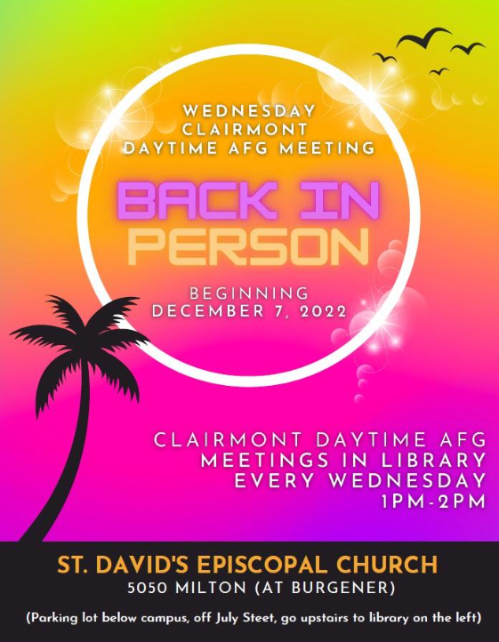 Flyers — Al-Anon San Diego