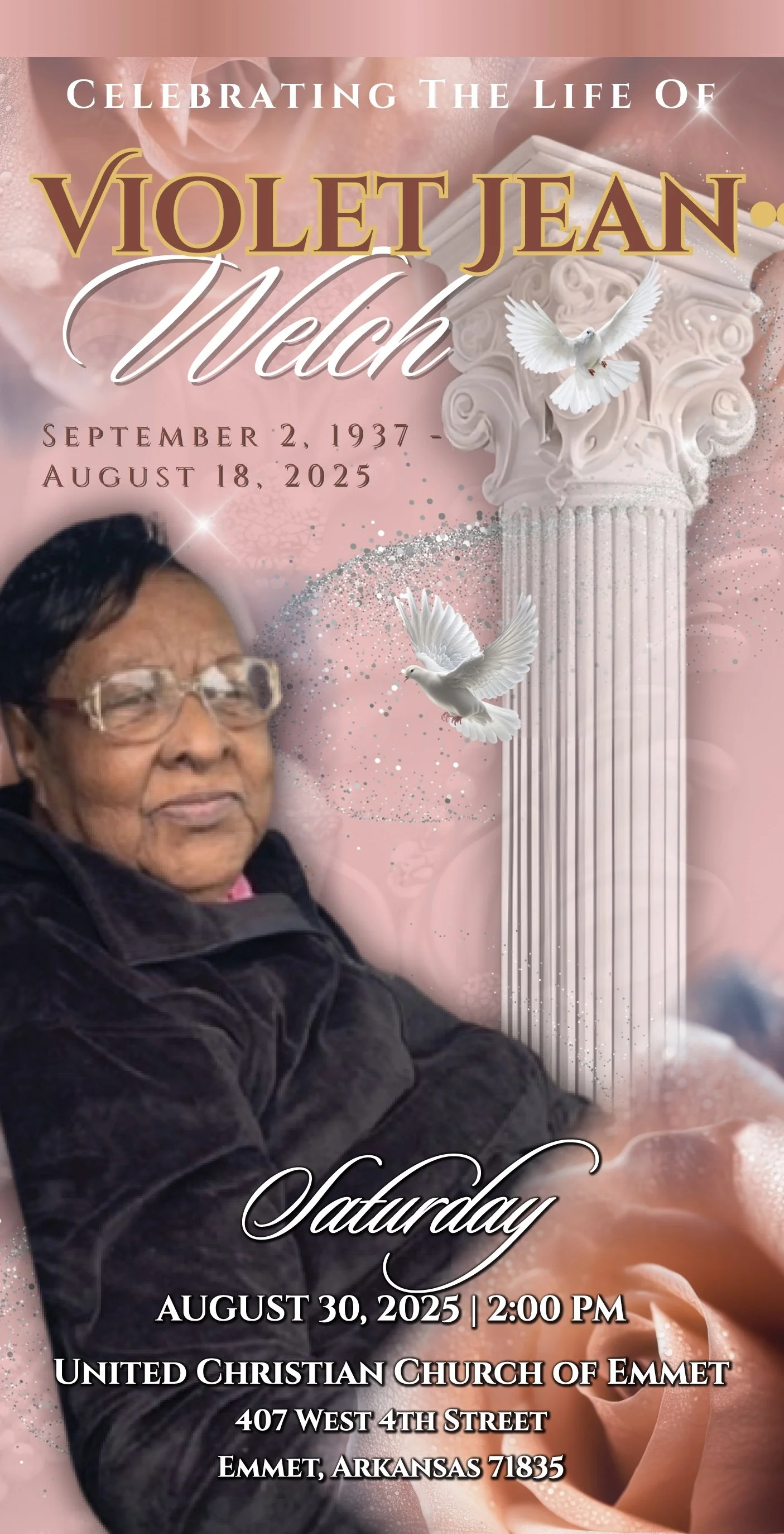 Violet Welch — McFadden & Hitchye Funeral Enterprises