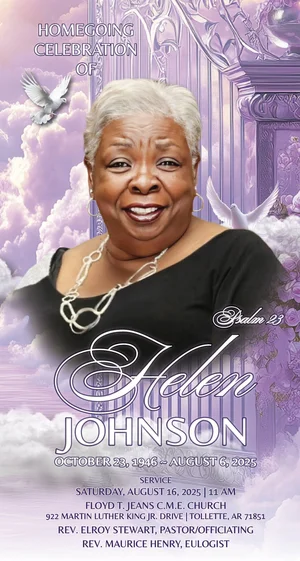 Helen R. Johnson — McFadden & Hitchye Funeral Enterprises