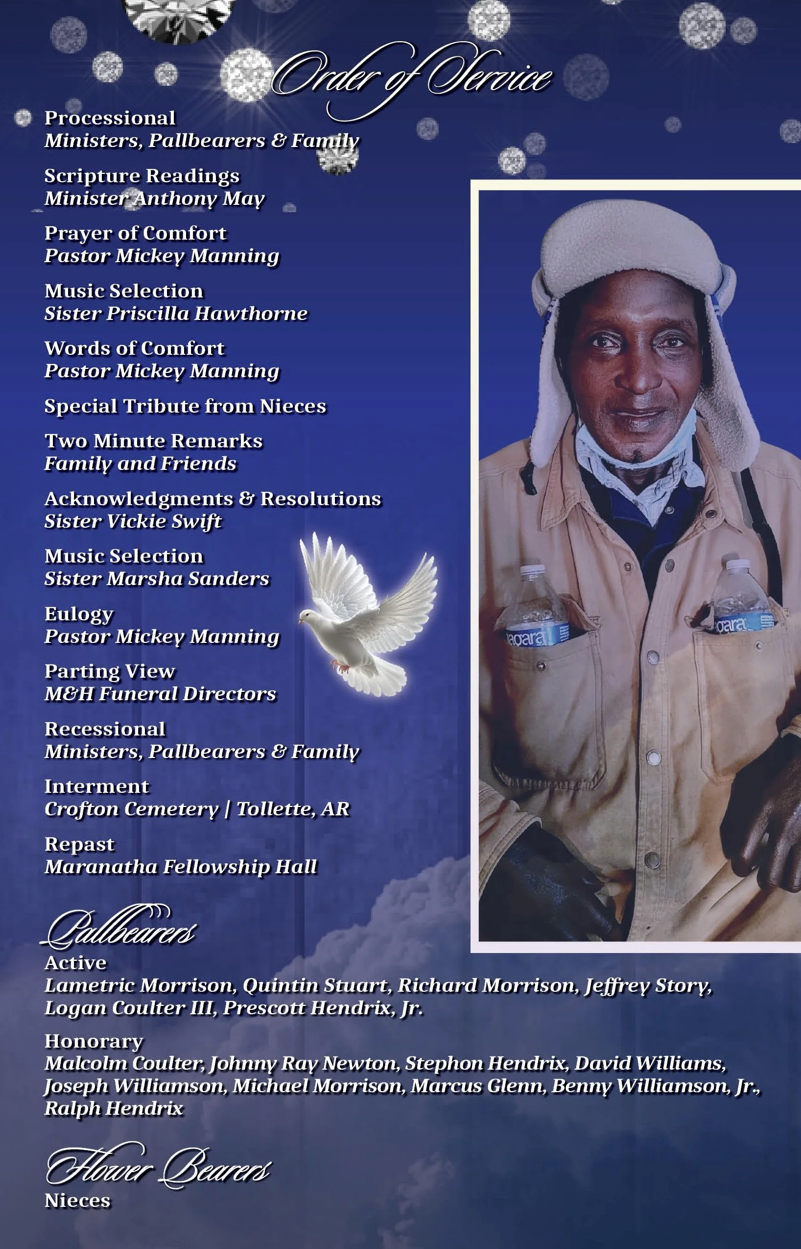 Johnny Morrison — McFadden & Hitchye Funeral Enterprises