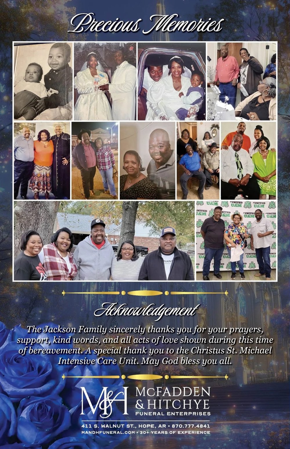 Thomas R. Jackson — McFadden & Hitchye Funeral Enterprises